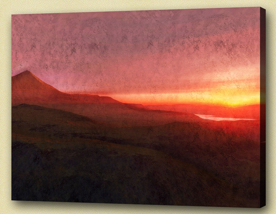 Buy Wide Open Spaces - Landscape, Impressionistic, Calm Painting Online ...