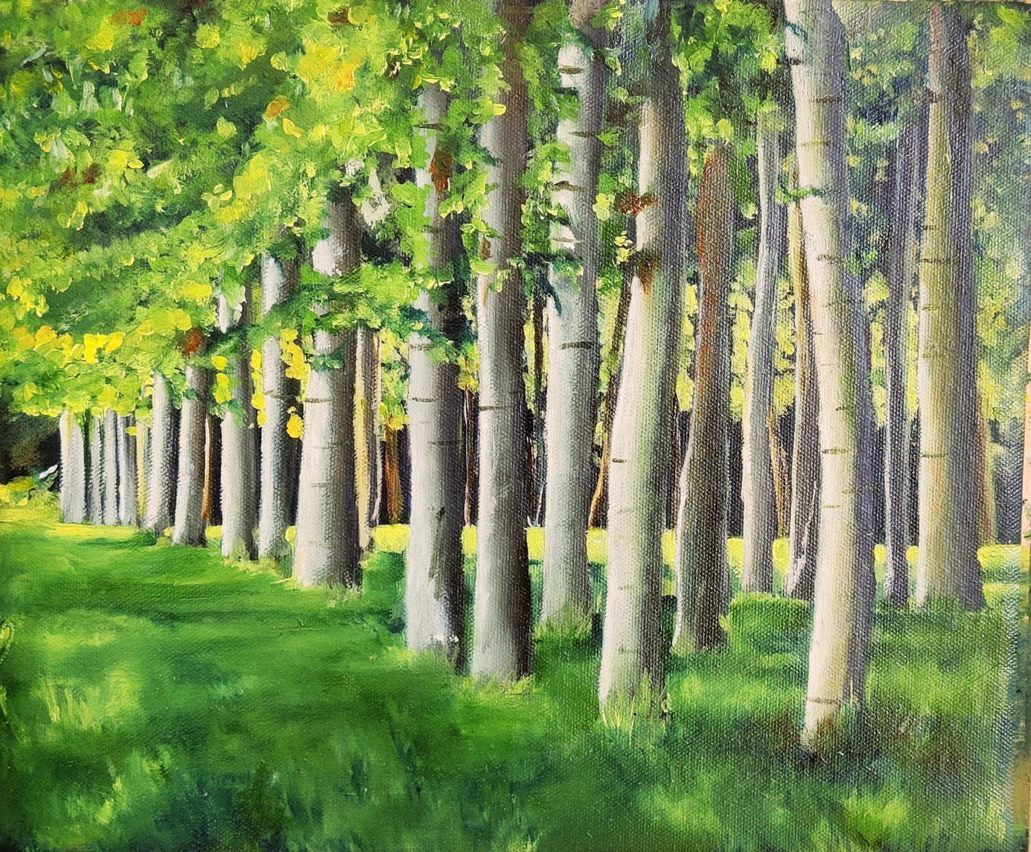 Buy Deep Into The Forest - Realism, Nature-inspired Painting Online | Fizdi