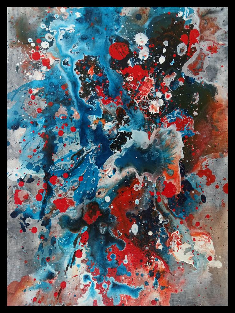 Buy Untitled 3 - Abstract, Expressive, Dynamic Painting Online | Fizdi