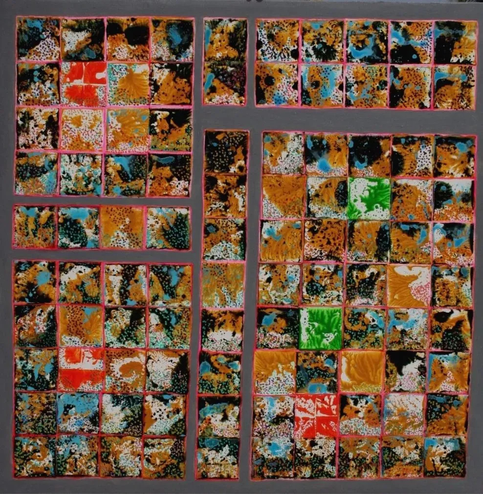 Buy Mind Reflection No 140 (ART-8091-103881) - Handpainted Art Painting ...