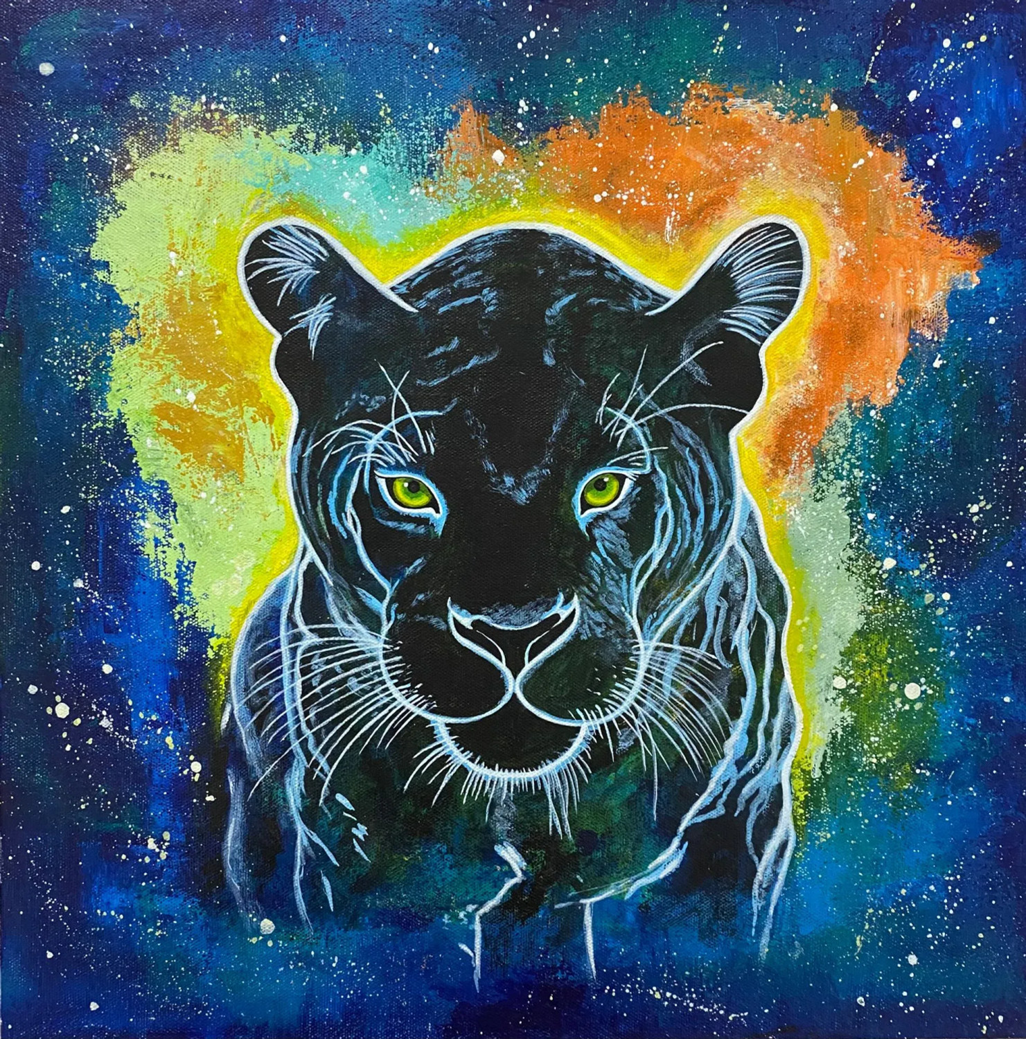 Buy Fierce Tigress (ART-15599-105566) - Handpainted Art Painting - 16in ...
