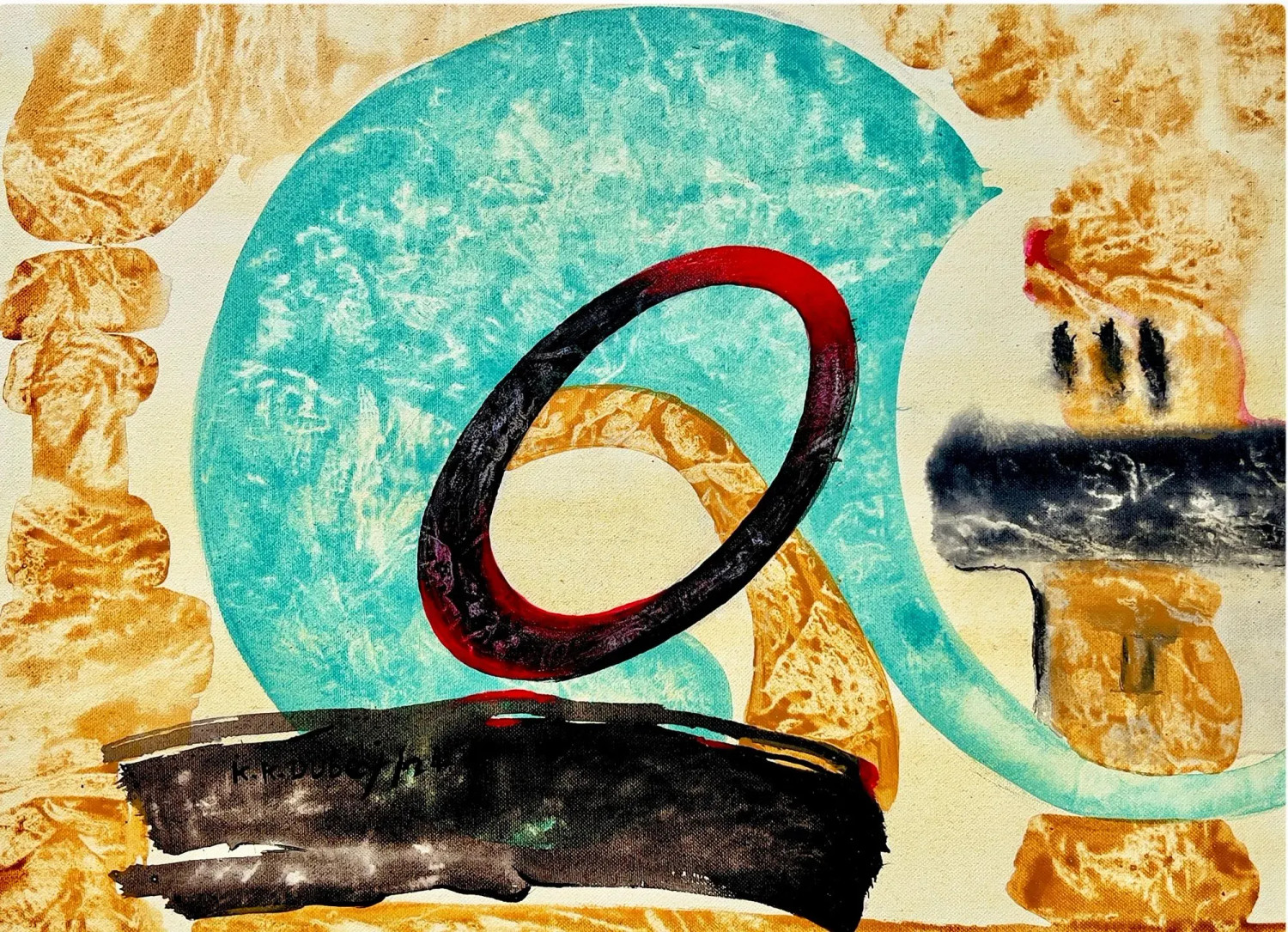 Buy Cyclic Flow - Abstract, Modern Painting Online | Fizdi