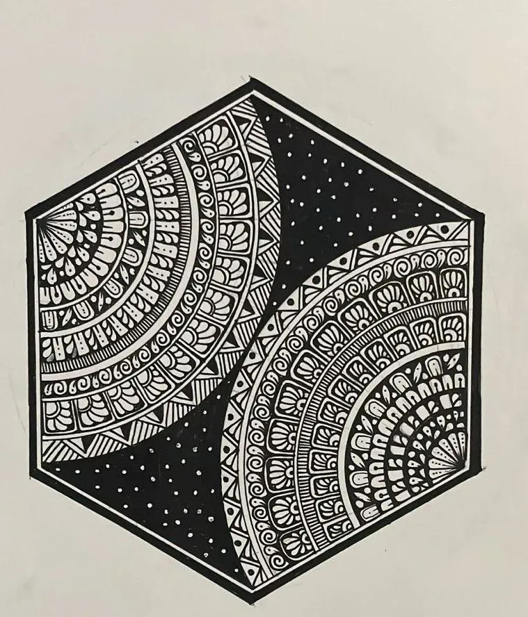 mandala drawing art