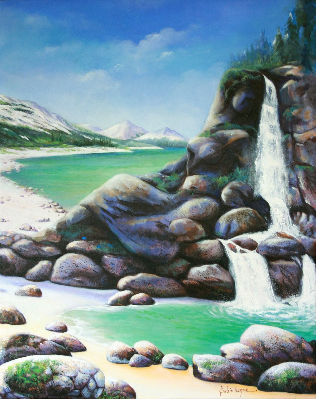 Buy She Handmade Painting by SABIR HAQUE. Code:ART_1790_14625 ...