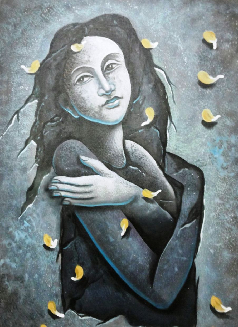 Subtle Woman Painting