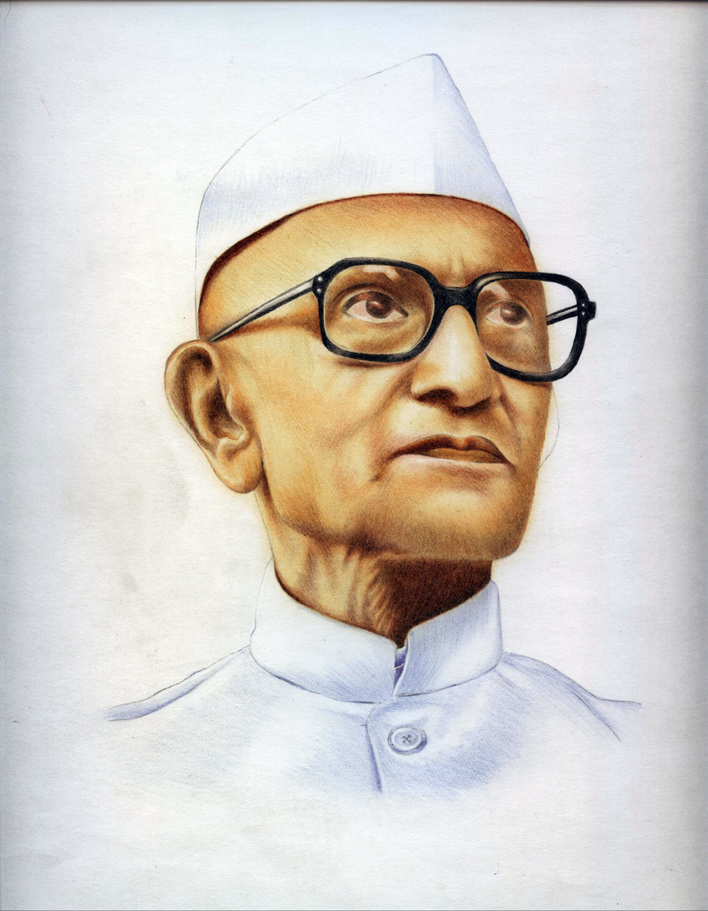 Buy Morarji Desai - Realistic, Portraiture Painting Online | Fizdi