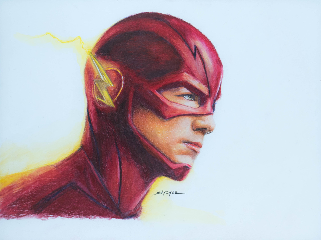 Superhero Flash Drawings In Pencil