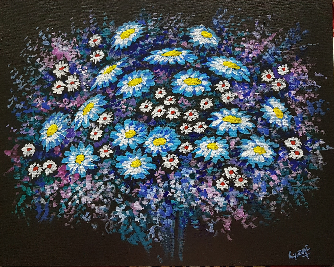 Buy spread them out Handmade Painting by GARGI SEN. Code:ART_4018_25114 ...