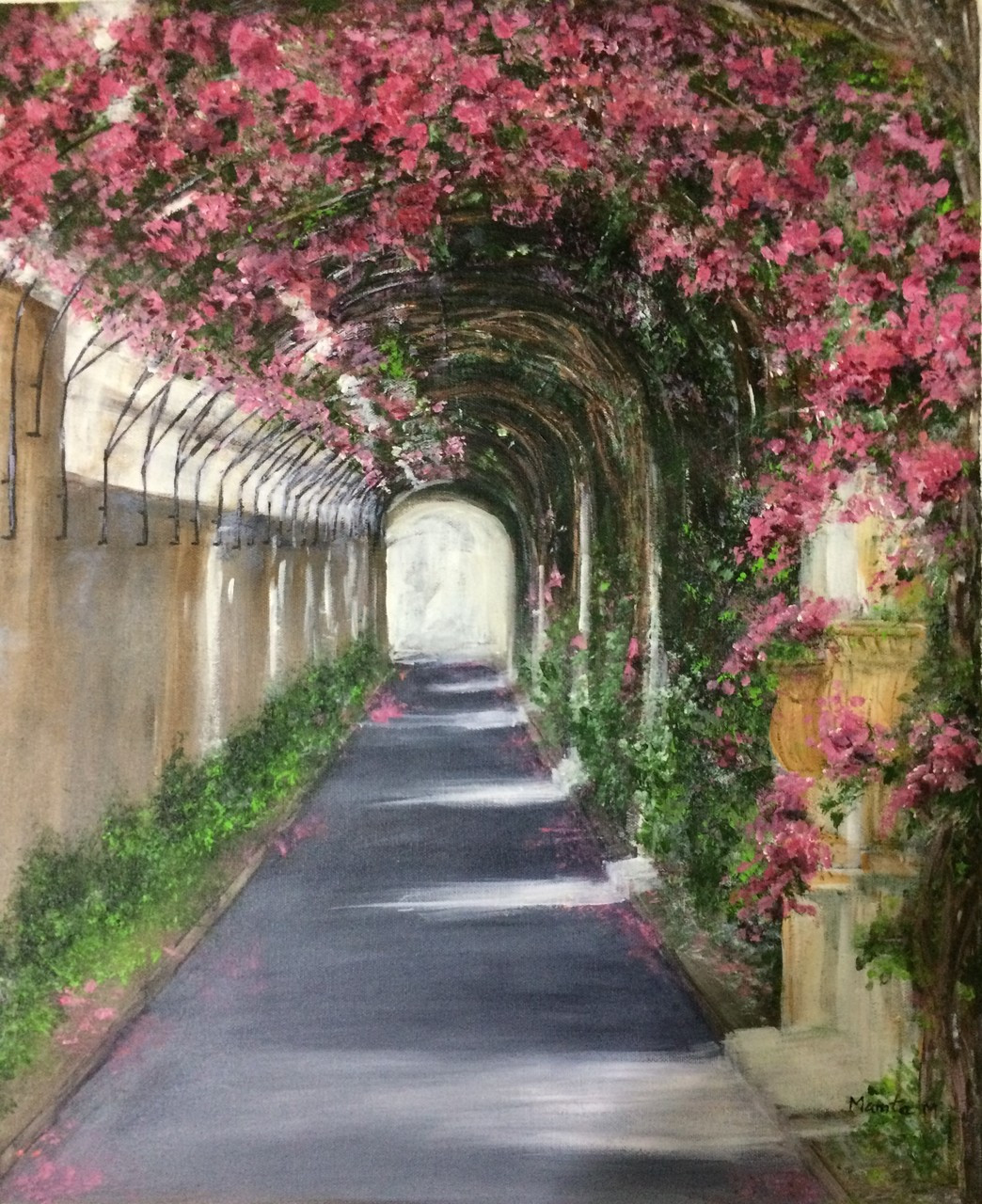 Buy Dreamy Walkway Handmade Painting by Mamta Aswal. Code:ART_4323 ...