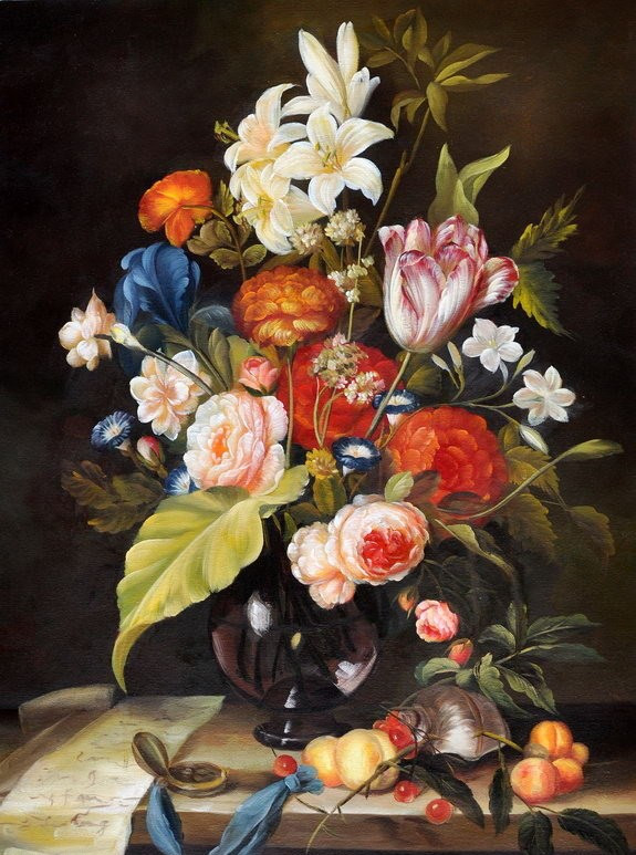 Buy Flower08 - Realistic, Classical Painting Online | Fizdi
