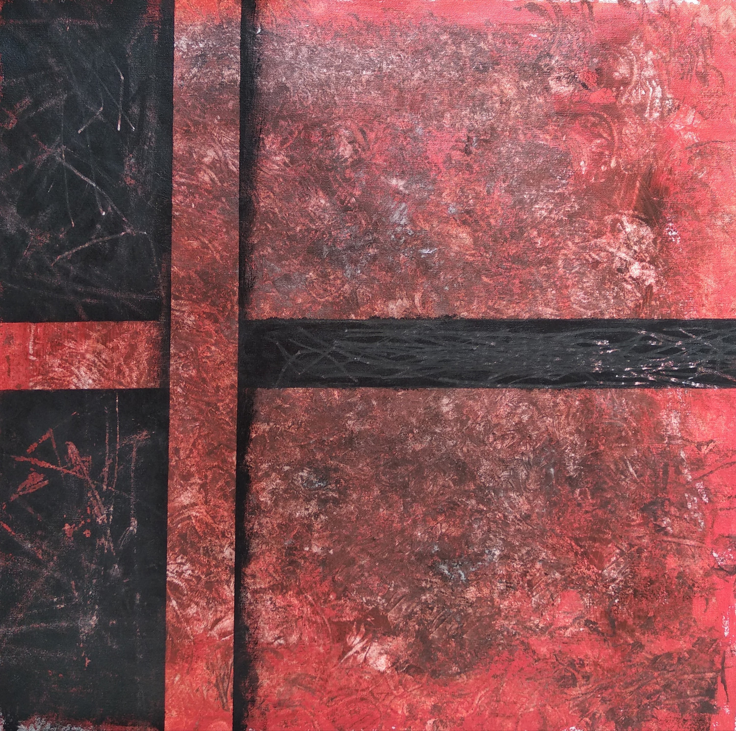 Buy Chattisgarh Conundrum - Abstract, Textured, Modern Painting Online ...