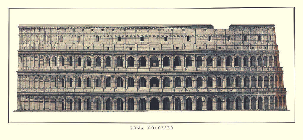 Roman Colosseum Elevation Architecture Creator Expert MOC Rome