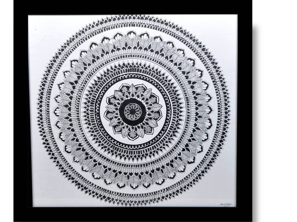 Buy Meditative Handmade Mandala Artwork - Mandala, Geometric ...