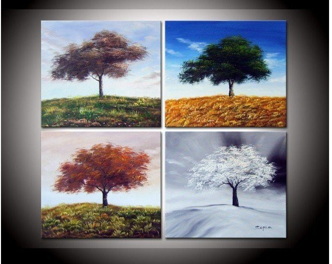 Buy Seasons - Nature, Seasonal, Realism Painting Online | Fizdi