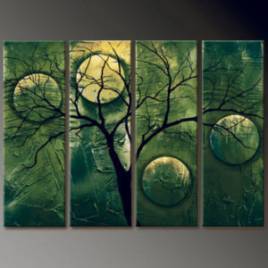 Buy Orb In Gloom - Abstract, Surreal, Modern Painting Online | Fizdi