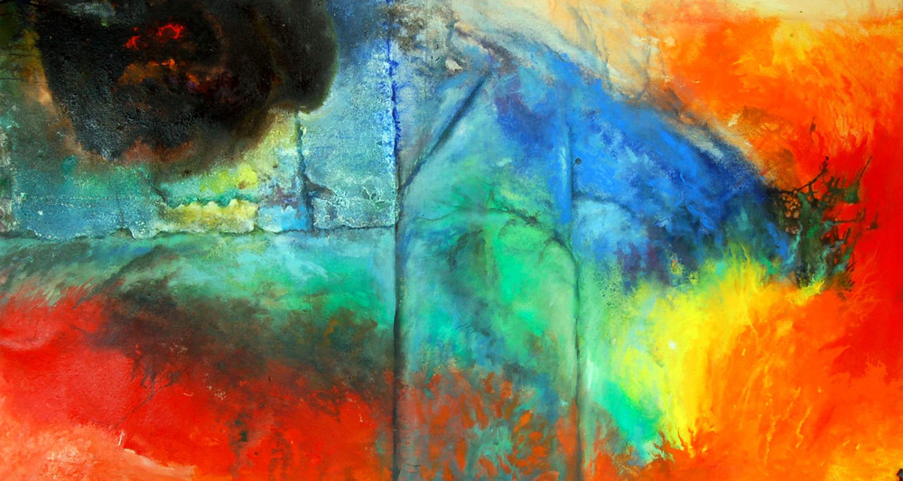 Buy Color Blend - Abstract, Contemporary Painting Online | Fizdi