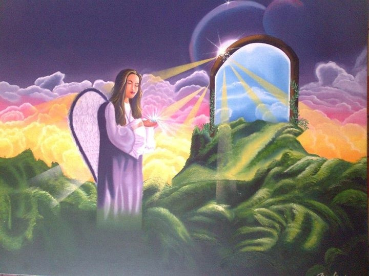 Buy Lady Of Wisdom - Surreal, Spiritual, Mystical Painting Online | Fizdi