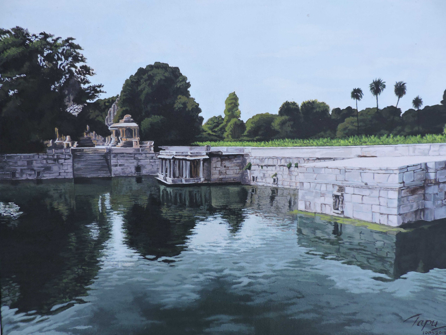 Buy The Elixir - Realism, Landscape, Reflective Painting Online | Fizdi