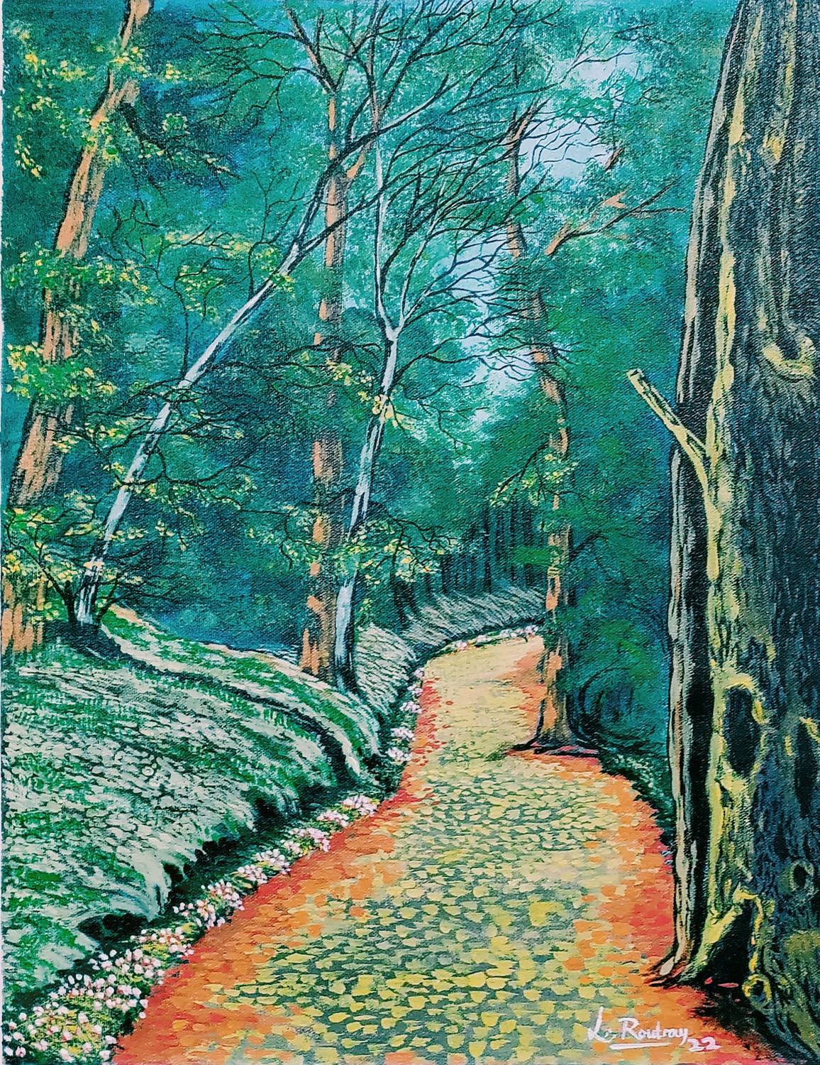 Buy Extinct Trees - Realism, Landscape, Nature Painting Online | Fizdi