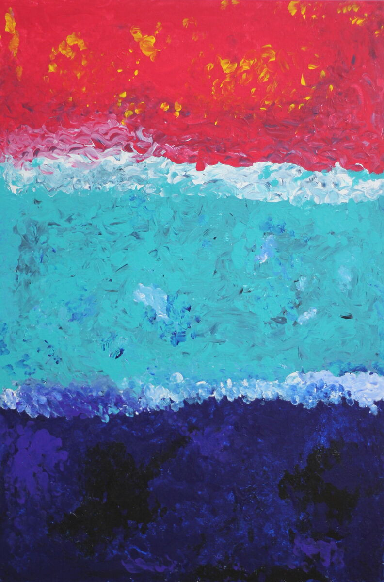 Buy Trinity - Abstract, Modern Painting Online | Fizdi