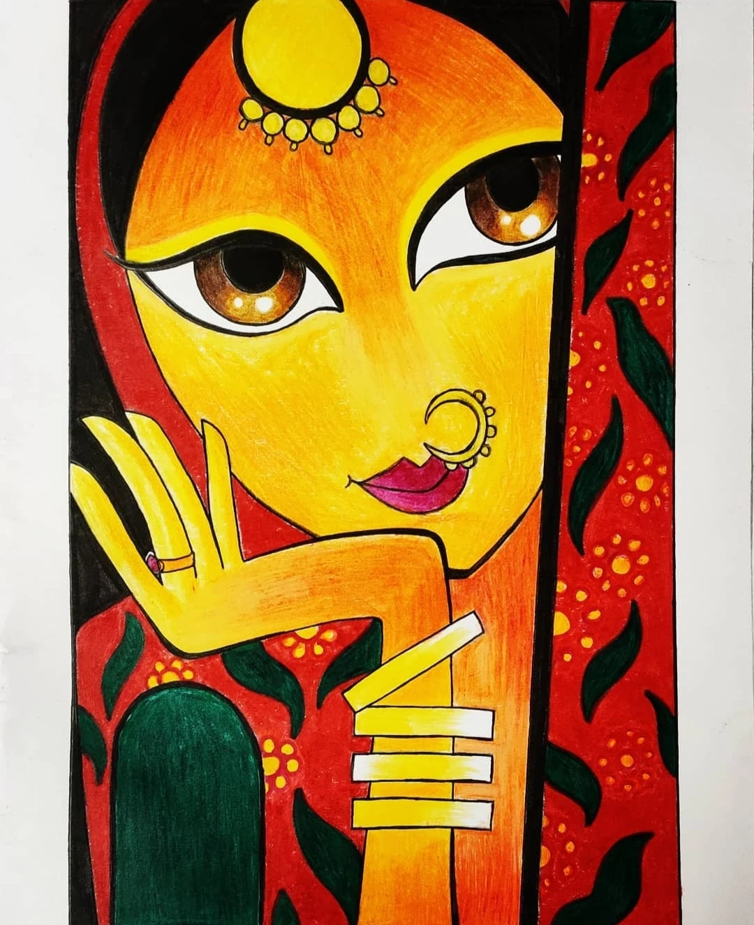 Indian Folk Art Paintings Traditional Indian Folk Art Madhubani