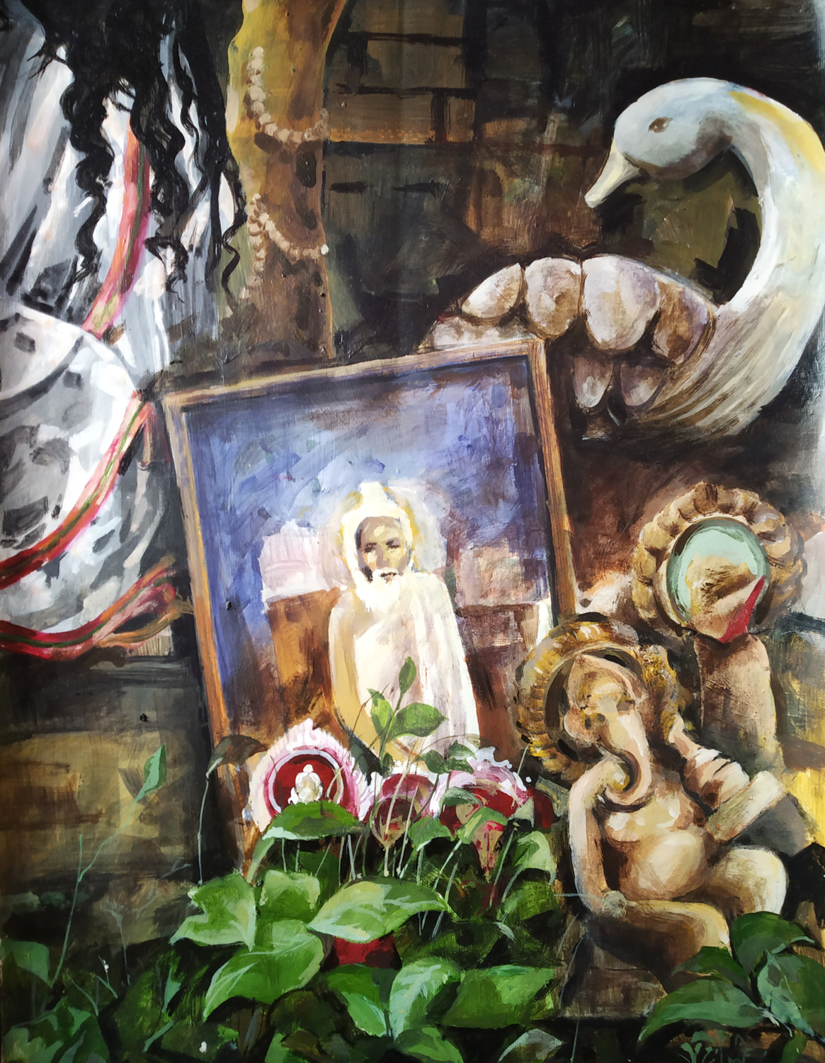 Buy Lokenath Handmade Painting by SOYLI SAHA. Code:ART_7901_68550 ...
