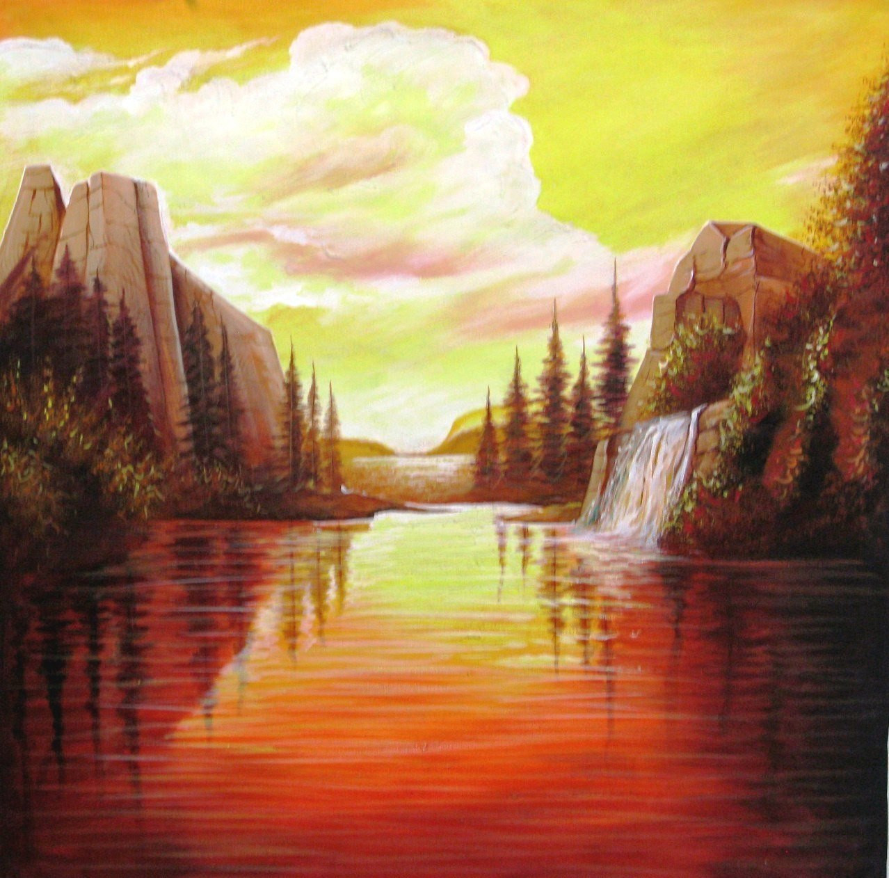 Buy Inner Flame - Landscape, Realism Painting Online | Fizdi