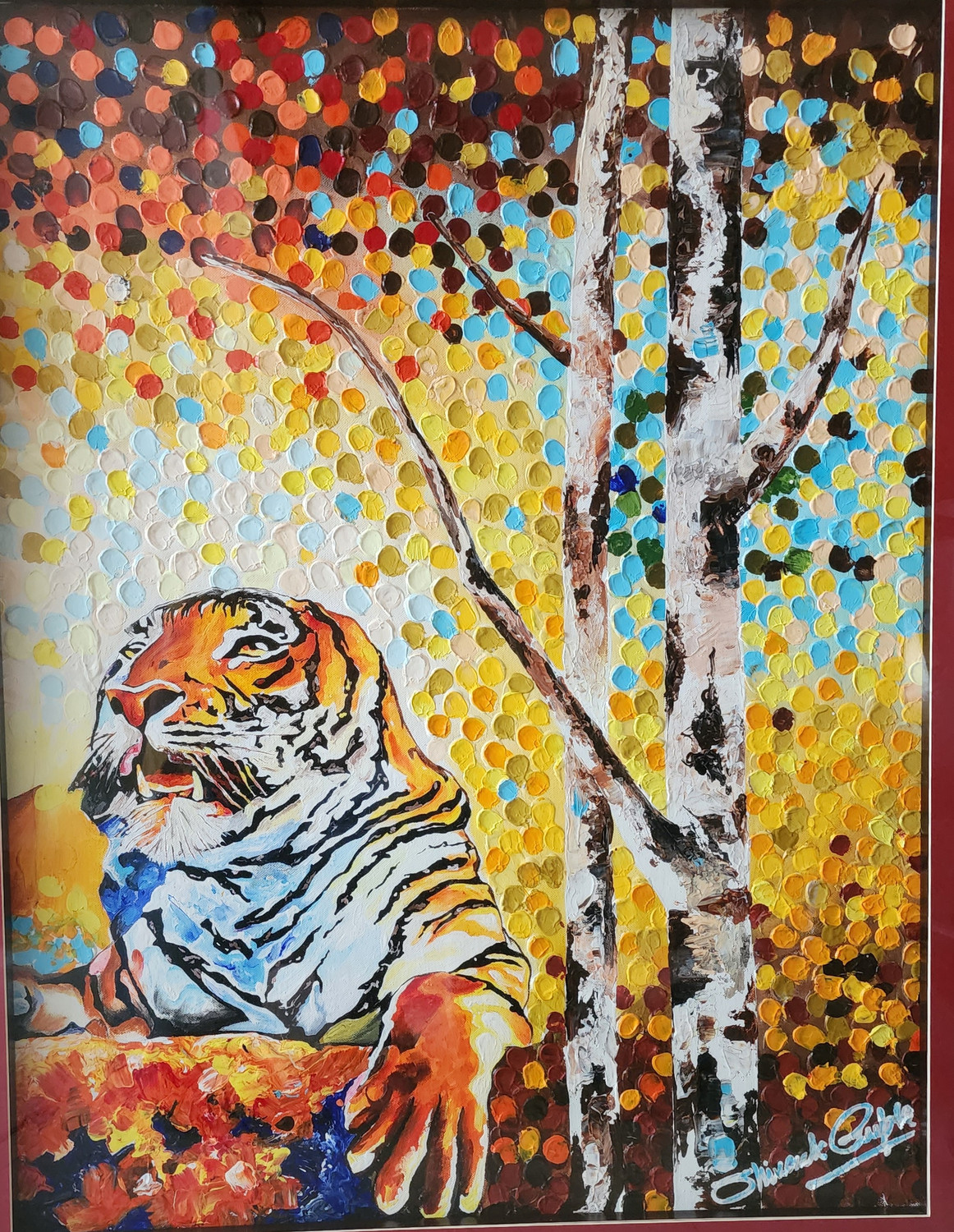 Buy Wild Presence Handmade Painting by SHIVANK GUPTA. Code:ART_8773 ...