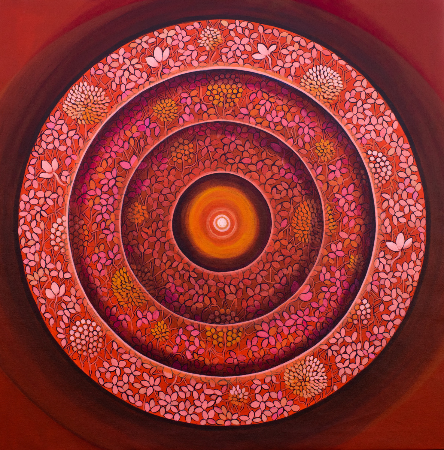 Buy BINDU - THE CONSCIOUSNESS SERIES 3 Handmade Painting by NITU ...