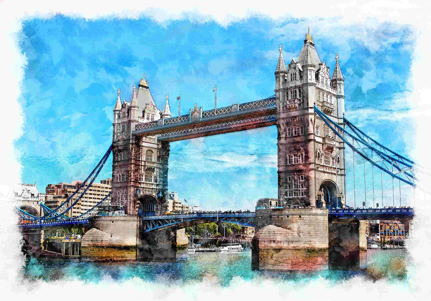 Printable Tower Bridge England
