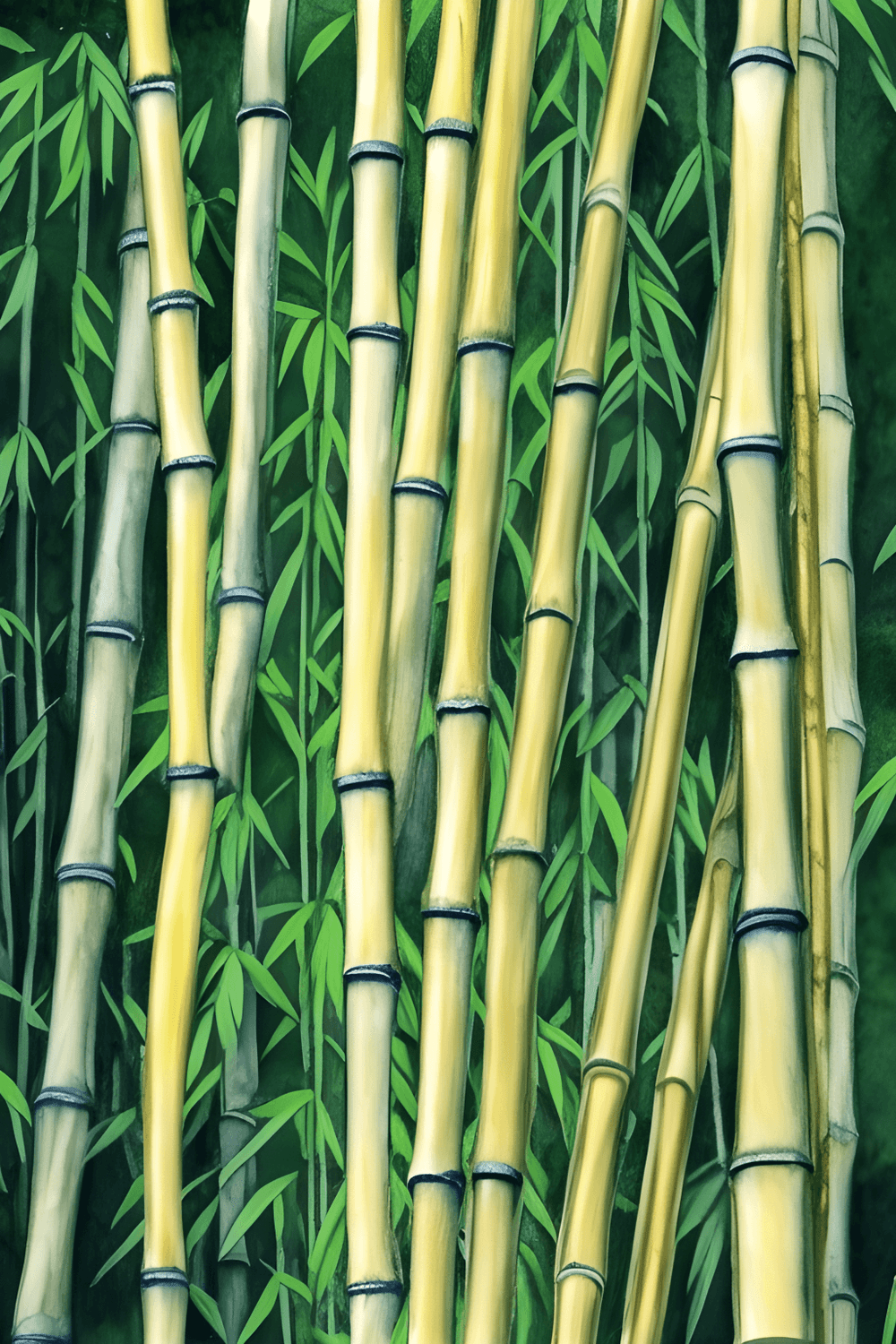 Buy Bamboo 1 - Nature, Realism Painting Online | Fizdi