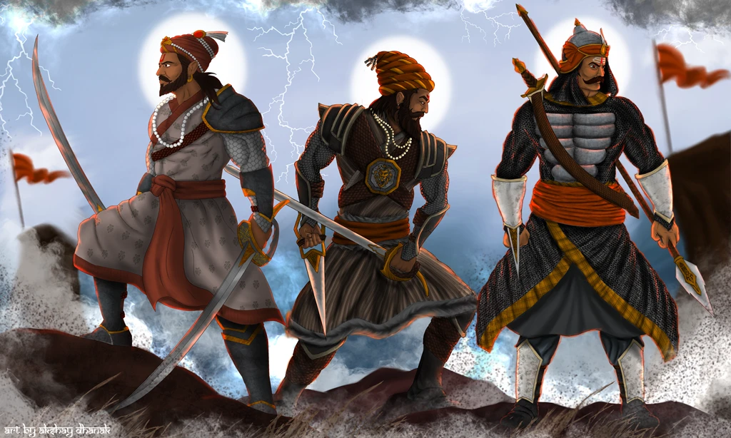 Buy Shivaji Maharaj Maharana Pratap & Sambhaji Maharaj - Historical ...