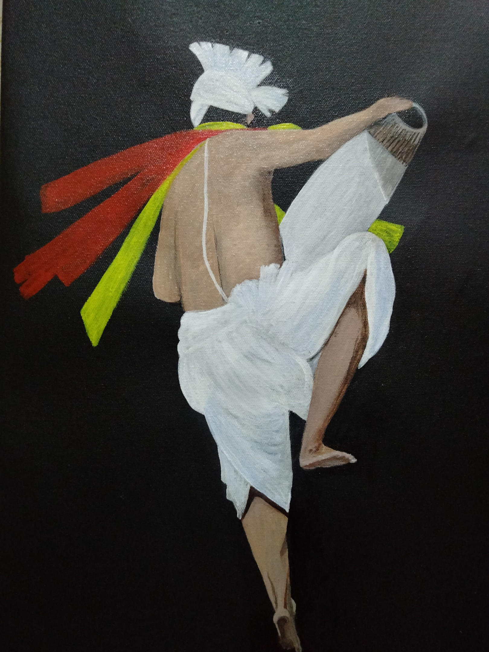 Buy Pung Cholom - Cultural, Expressive, Modern Painting Online | Fizdi