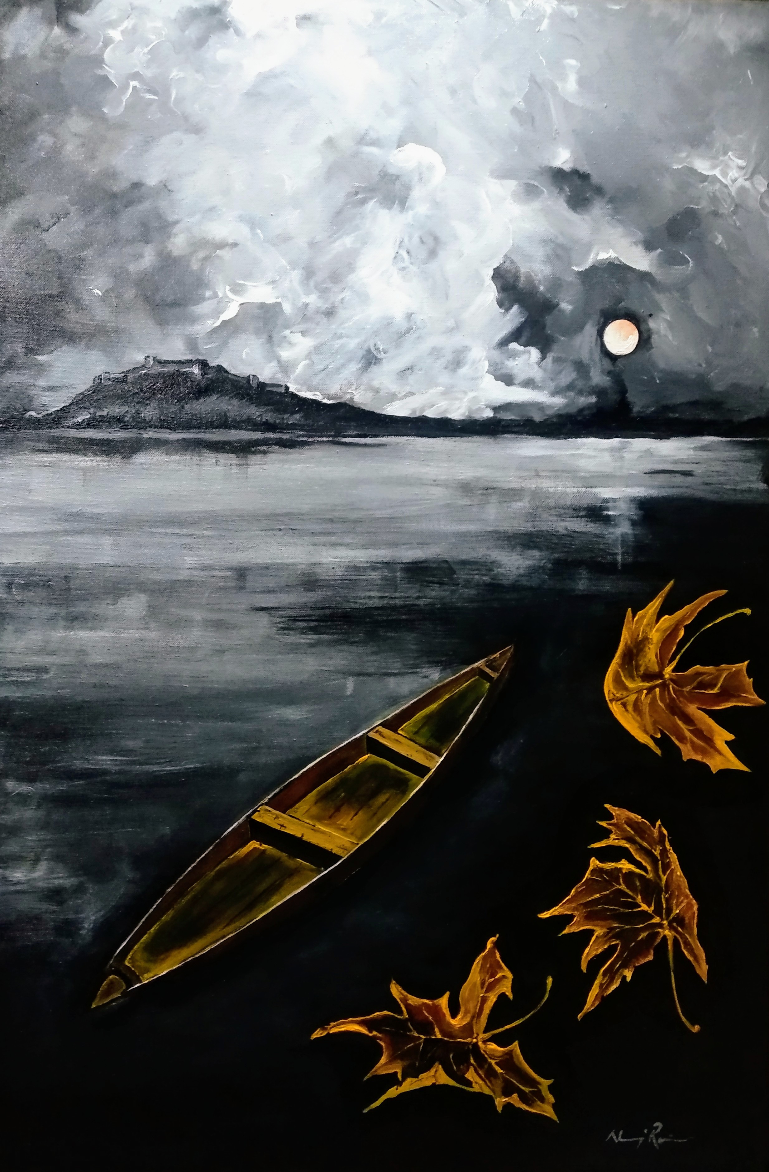 Buy Kashmir in Wilderness -By Artist Neeraj Raina Handmade Painting by ...