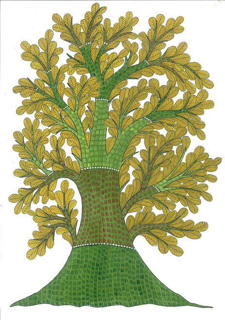 Buy tree in the fall Handmade Painting by SURUCHI AGARWAL. Code:ART_283 ...