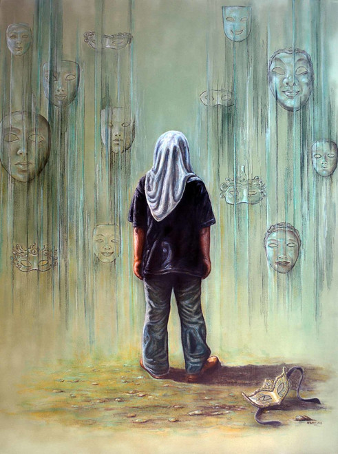 Buy Introspection Handmade Painting by Afriani Afriani. Code:ART_1976 ...