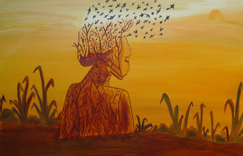 Buy Open-Mindedness Handmade Painting by KINJAL GORAKH. Code:ART_5122 ...