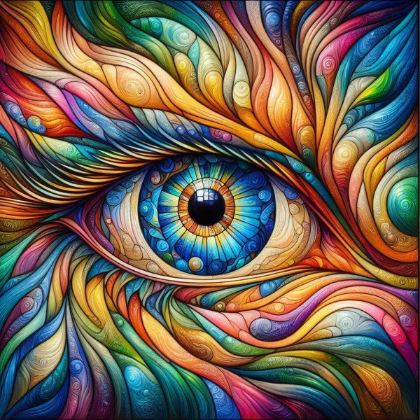 Buy Eye Abstract - Abstract, Surreal, Modern Painting Online | Fizdi