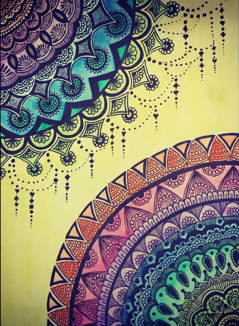 Buy Zentangle - Abstract, Mandala, Zentangle Painting Online | Fizdi