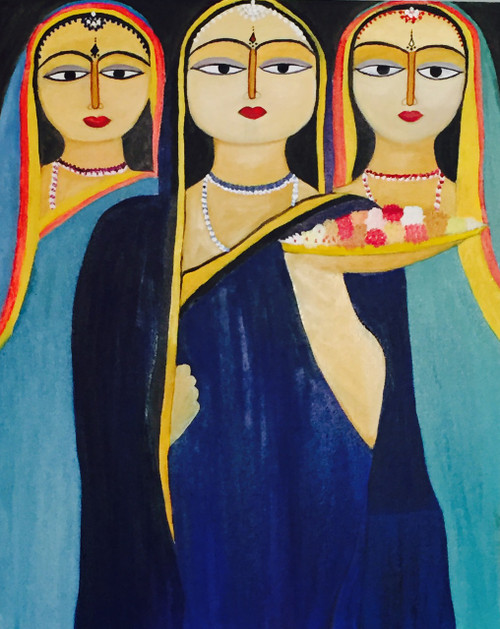 Buy Indian Ladies by Meenal Soni@ Rs. 14690. Code:ART_MLSI03_2230 ...