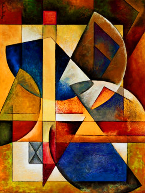 Buy 31abt129 - Abstract, Geometric, Modern Painting Online | Fizdi