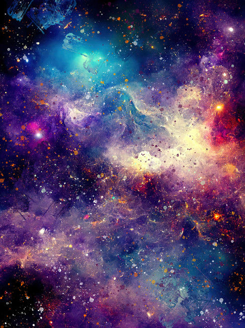 Buy Beautiful Galaxy - Abstract, Cosmic, Vibrant Painting Online | Fizdi