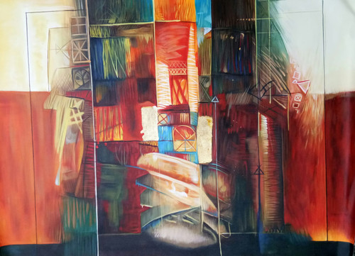 Buy ABSTRACT PAINTING Handmade Painting by ARTOHOLIC. Code:ART_3319 ...