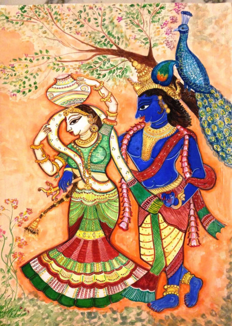 Buy Amar Prem Or Divine Love - Traditional, Mythological, Detailed ...