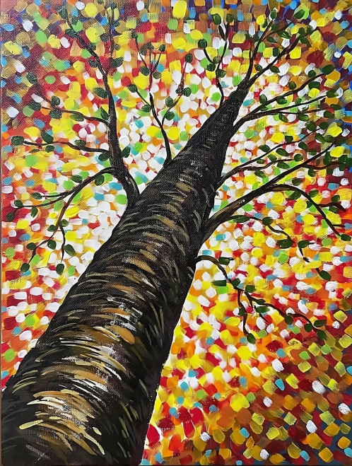 Buy Sky Is The Limit - Abstract Impressionism Painting Online | Fizdi