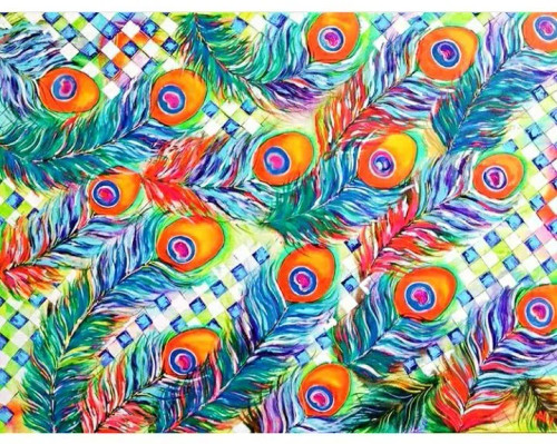 Buy Morpankh - Abstract, Colorful, Vibrant Painting Online | Fizdi