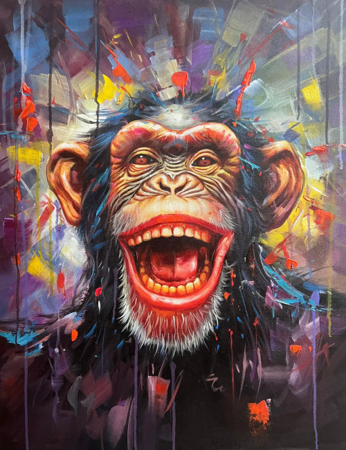 Buy Animal Painting - Abstract Realism Painting Online | Fizdi