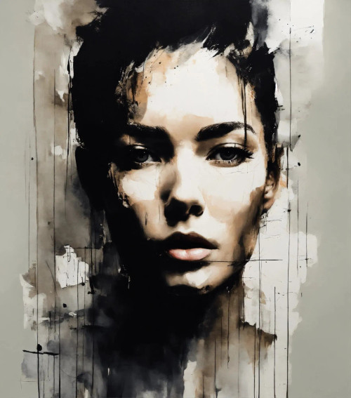 Buy Modern Woman 46 - Abstract Realism Painting Online | Fizdi