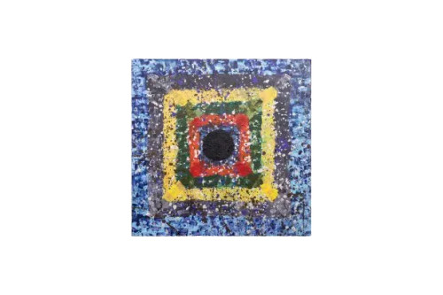 Buy Controlled Cubes - Abstract, Geometric, Modern Painting Online | Fizdi