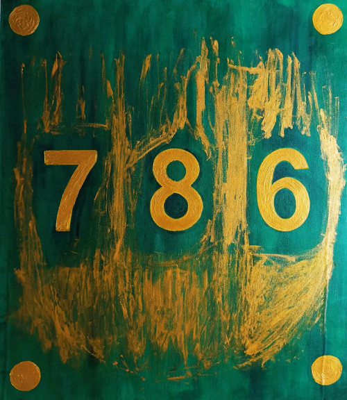 Buy Divine Number - Abstract Symbolism Painting Online | Fizdi